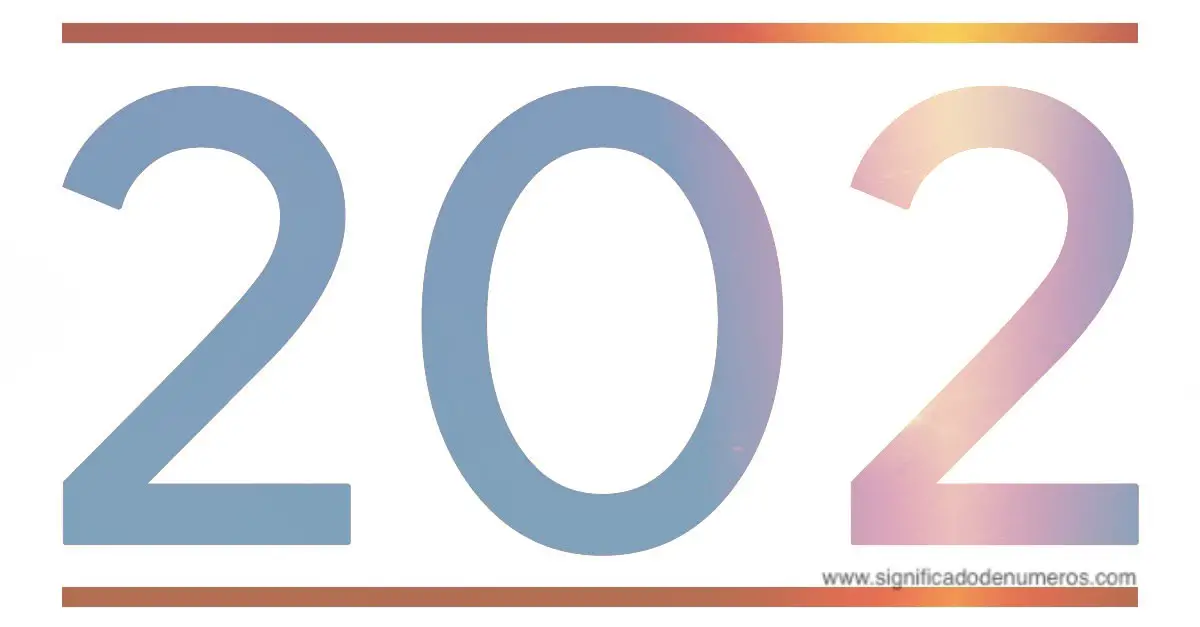 QUE SIGNIFICA EL NÚMERO 202 - Significado de los Números
