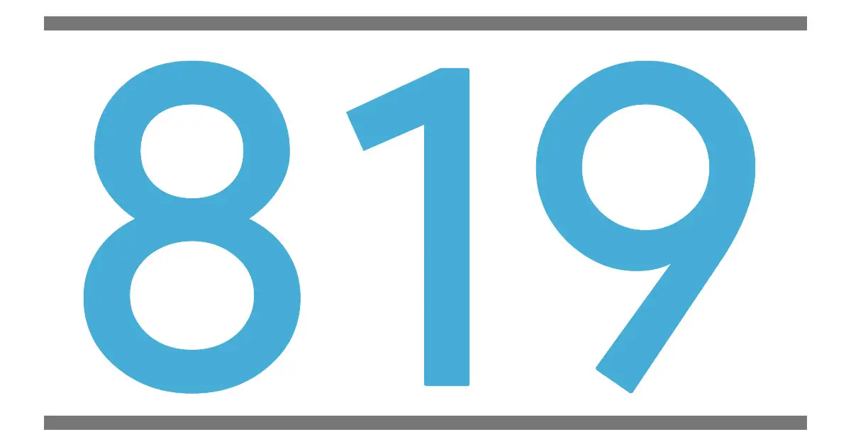 QUE SIGNIFICA EL NÚMERO 819 - Significado de los Números