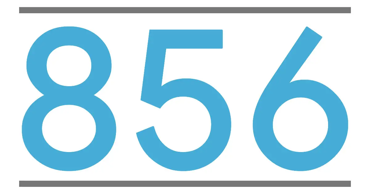 QUE SIGNIFICA EL NÚMERO 856 - Significado de los Números